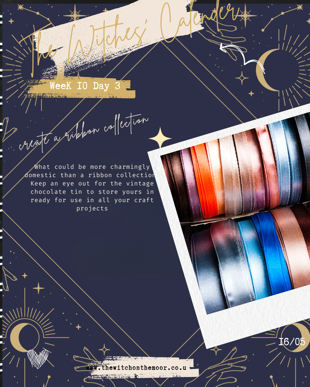 The Witches Diary Week 10 day 3 – The Witch On The Moor